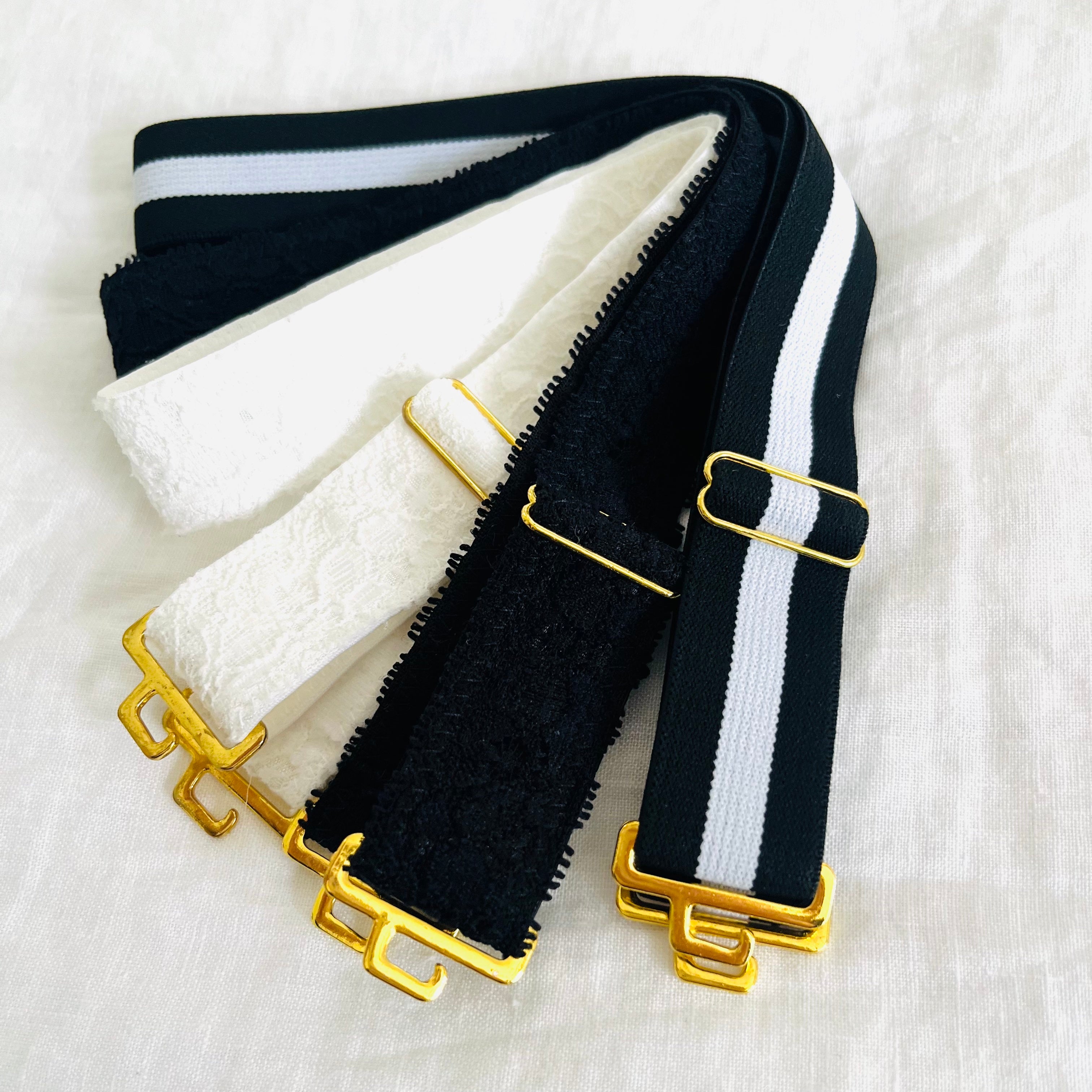 White & Black 3 Pack Strap Bundle – The Bra Lab